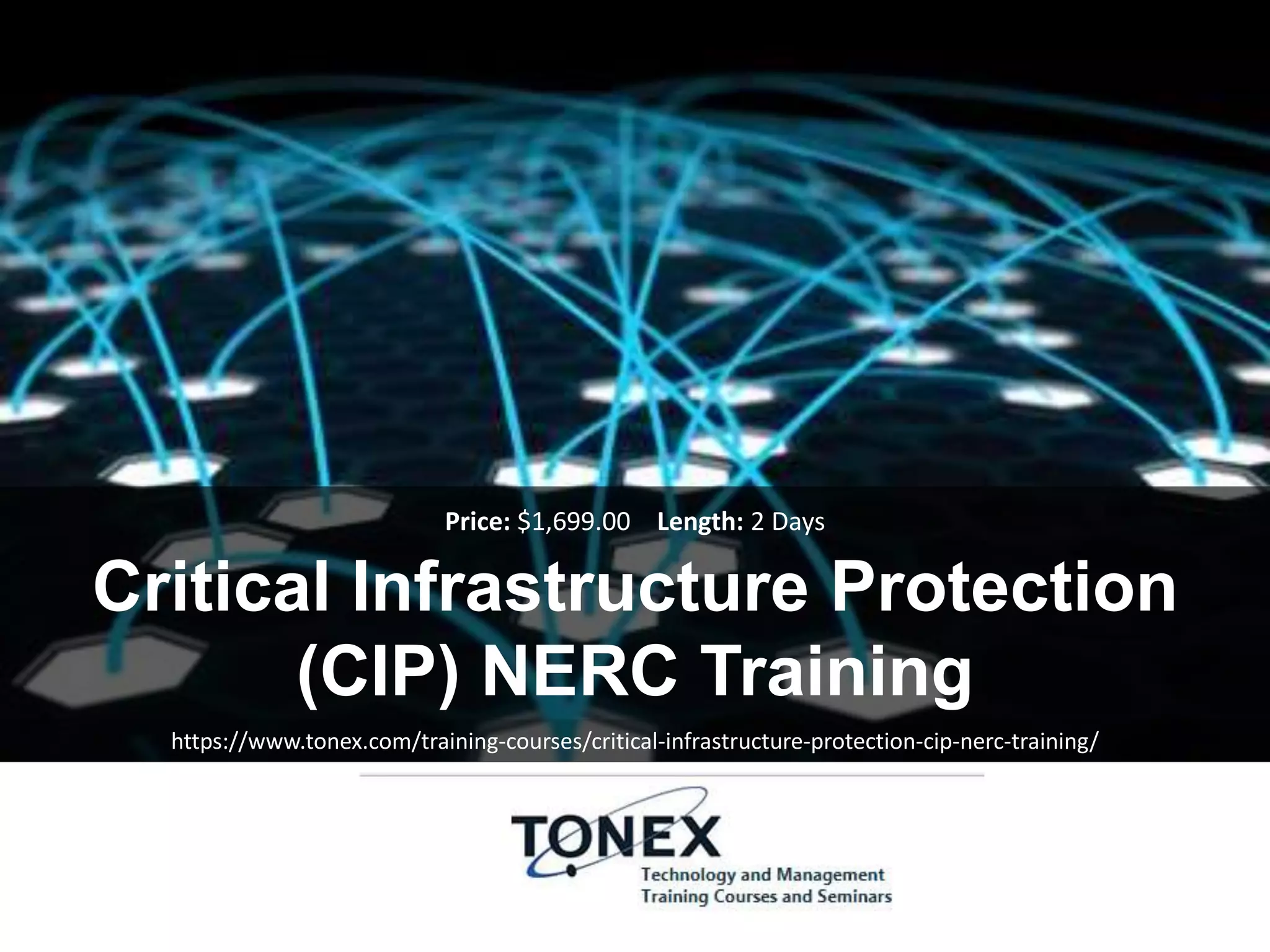 Critical Infrastructure Protection (CIP) NERC Training | PPTX