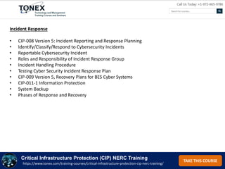Critical Infrastructure Protection (CIP) NERC Training | PPTX