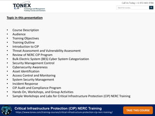 Critical Infrastructure Protection (CIP) NERC Training | PPTX