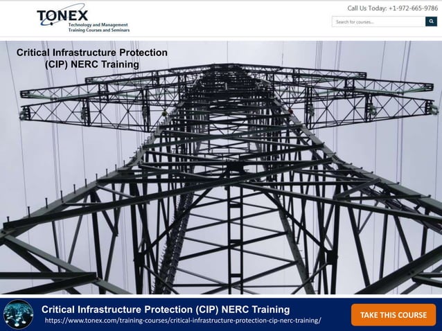 Critical Infrastructure Protection (CIP) NERC Training | PPTX ...