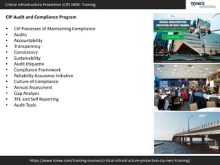 Critical Infrastructure Protection (CIP) NERC Training : Tonex Training ...