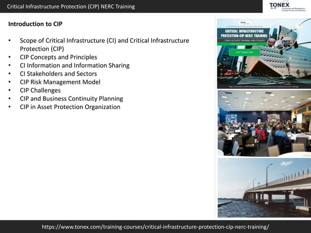 Critical Infrastructure Protection (CIP) NERC Training : Tonex Training ...