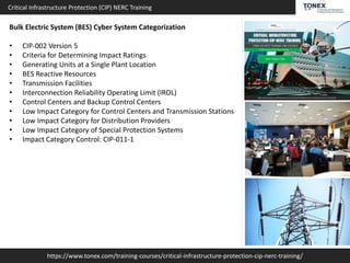 Critical Infrastructure Protection (CIP) NERC Training : Tonex Training ...