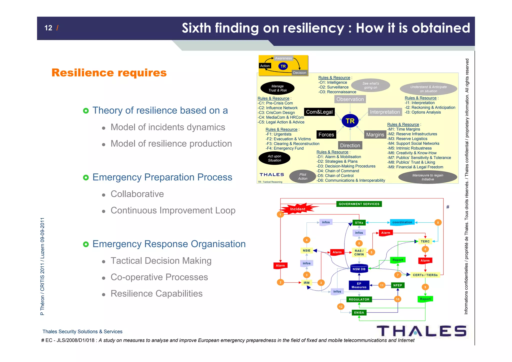 Critical infrastructure resilience | PDF