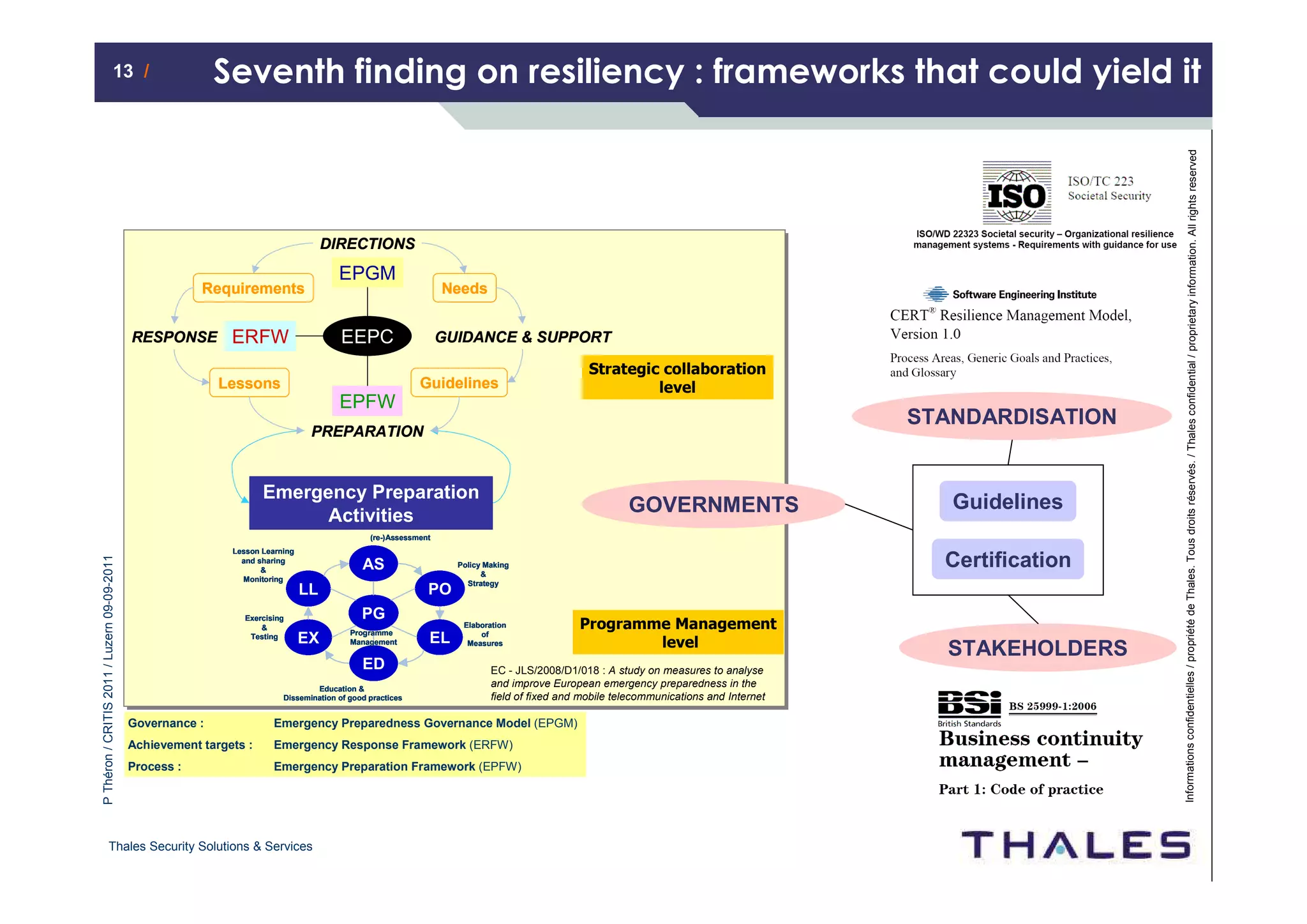 Critical infrastructure resilience | PDF