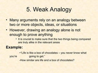 Criticalthinking in logical fallacies ppt.ppt
