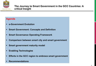 Critical insight about smart government initiatives in the gcc ...