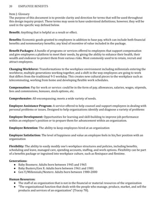 Design Inquiry: Employee Benefits | PDF