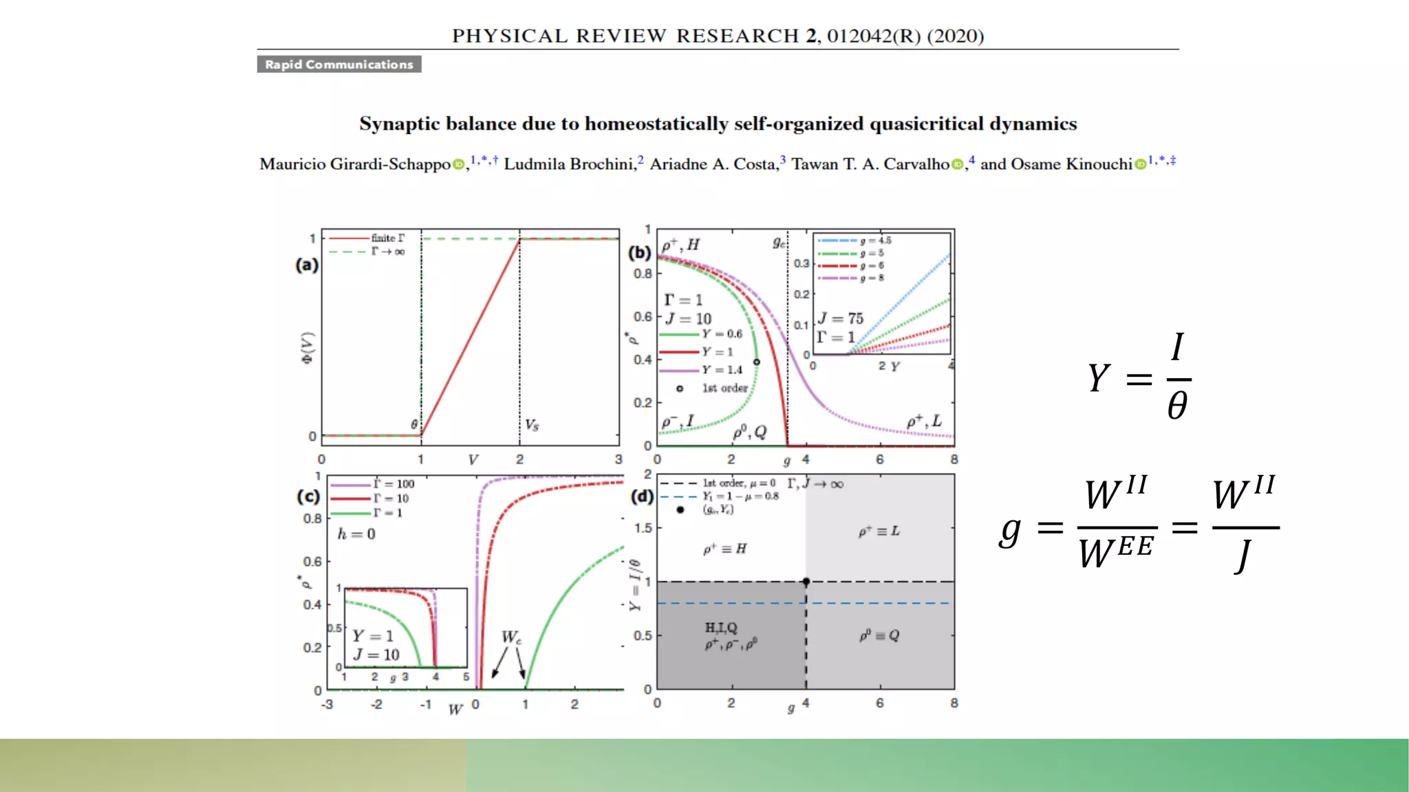 Homeostatic criticality in stochastic integrate- and-fire neurons | PPT