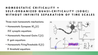 Homeostatic criticality in stochastic integrate- and-fire neurons | PPT