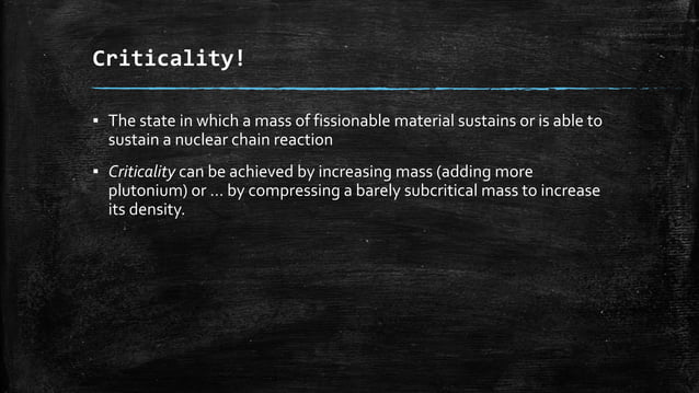 Criticality in nuclear power plant | PPT