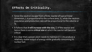 Criticality in nuclear power plant | PPTX