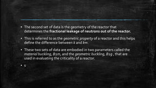 Criticality in nuclear power plant | PPTX
