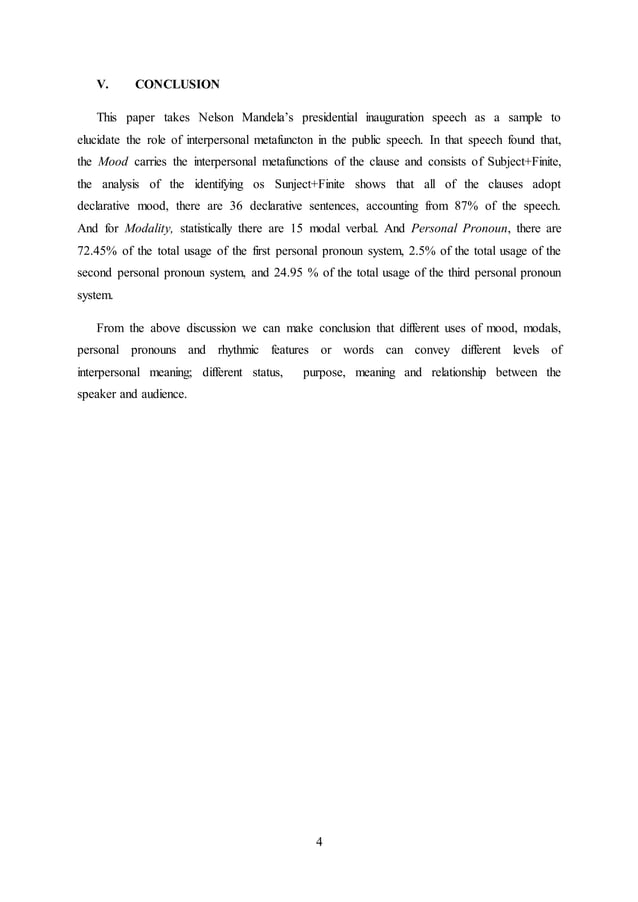 Critical journal review :Analysis Of Interpersonal Metafunction In ...