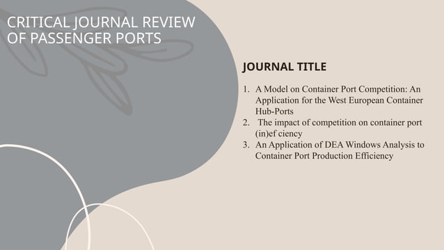 perencanaan pelabuhan review jurnal yang bersangkutan.ptx