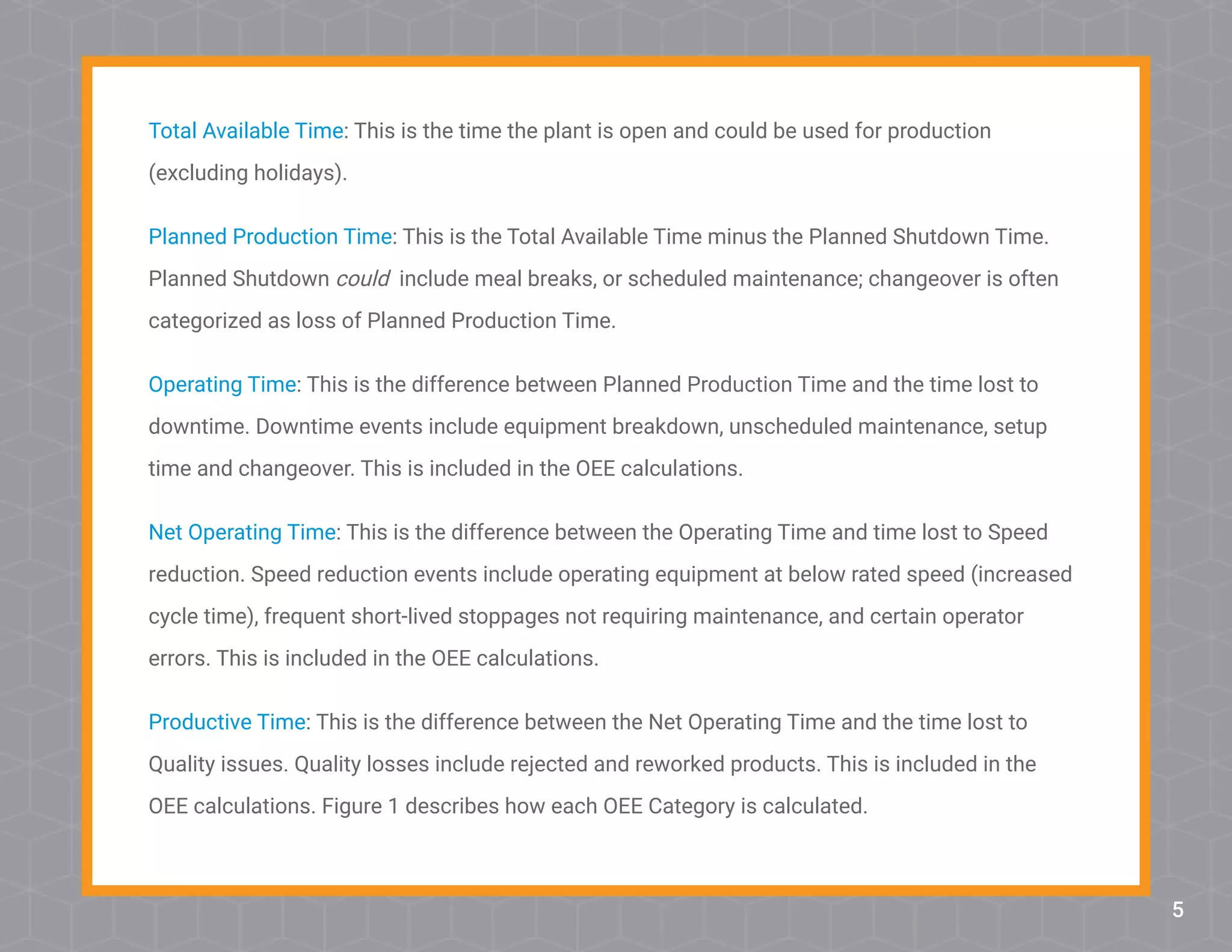 The Critical KPI to Drive Manufacturing Productivity | PPT
