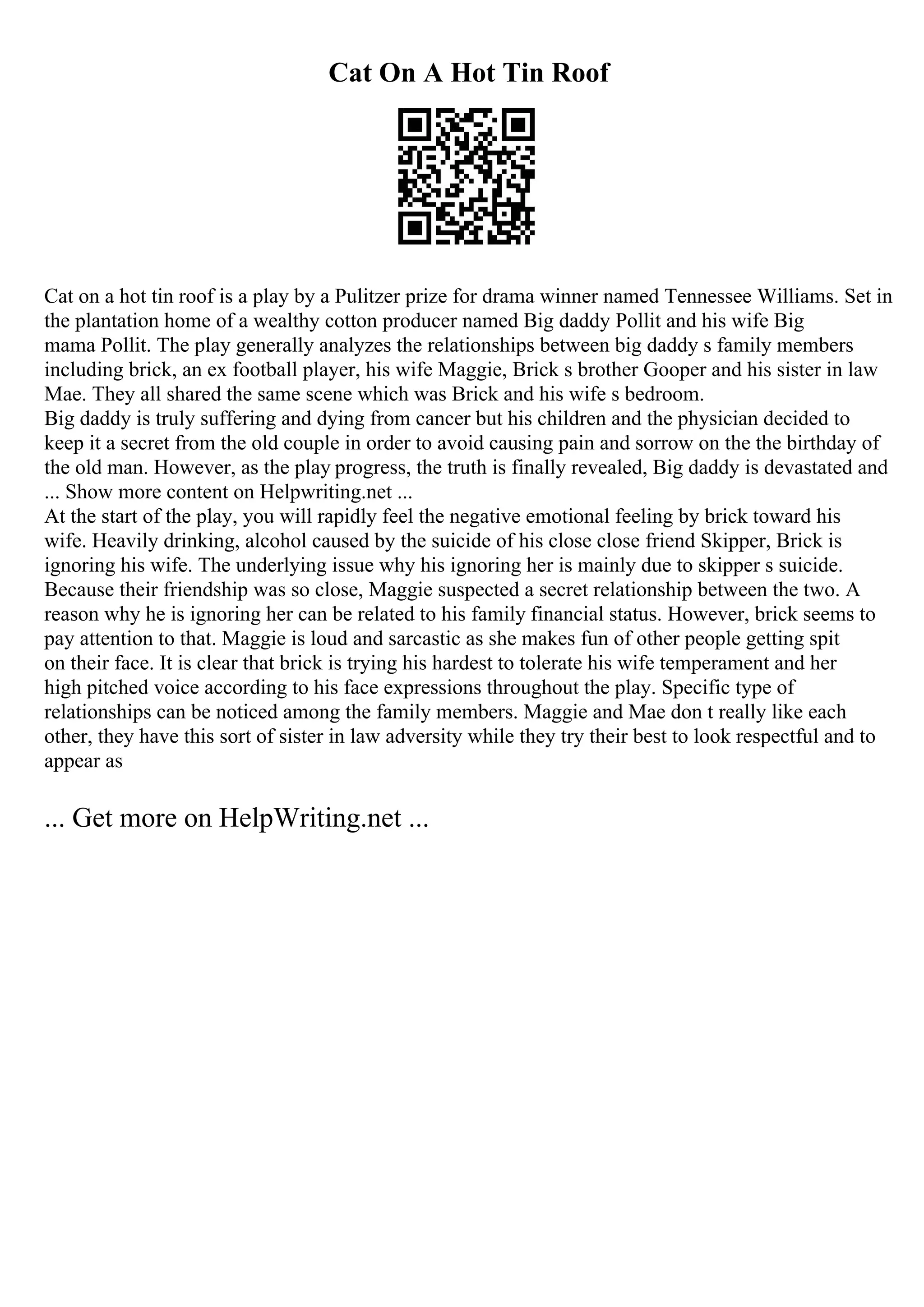 Critical Lens Essay Outline Example | PDF