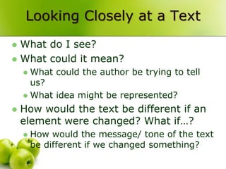 Critical literacy | PPTX