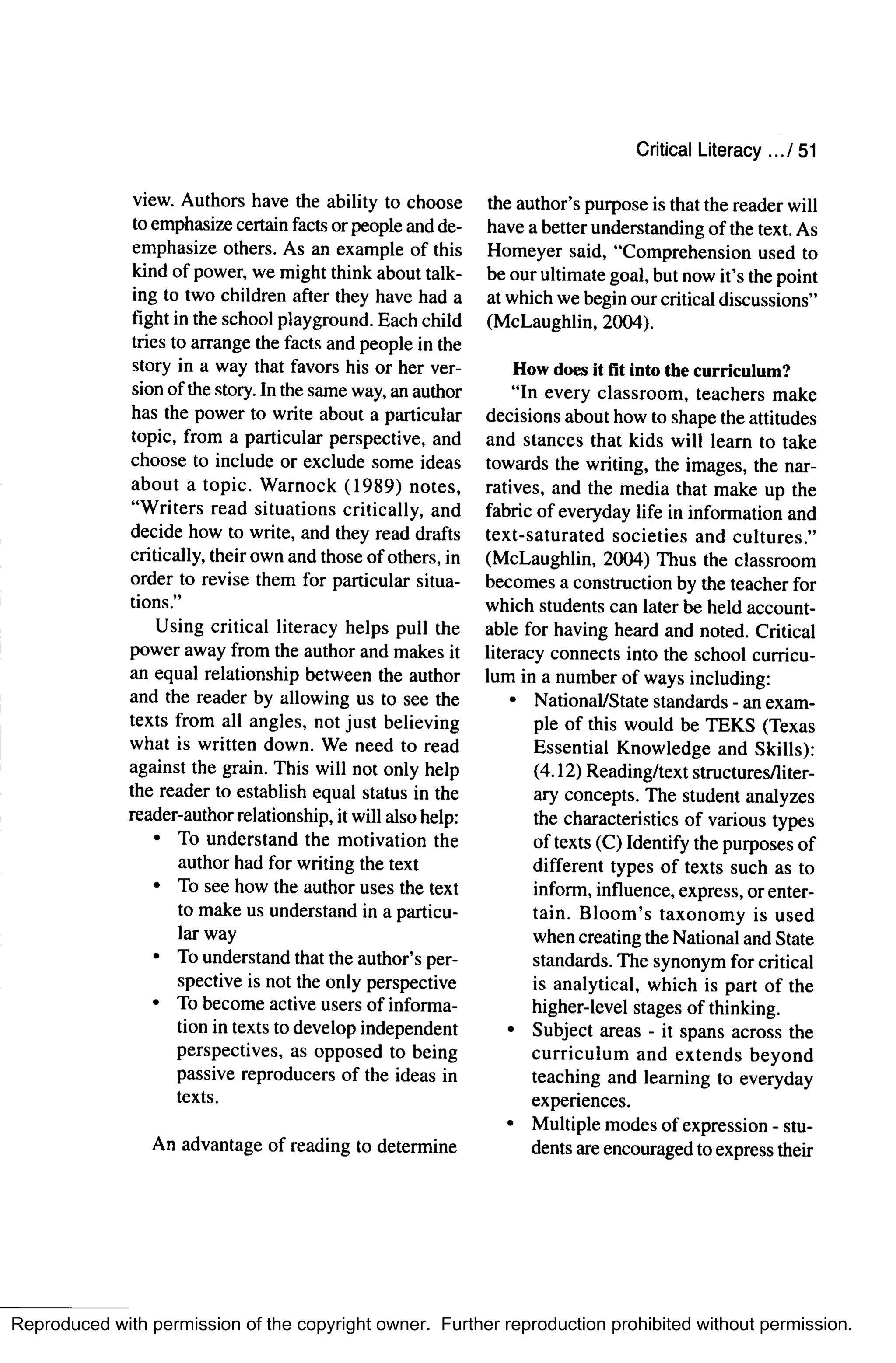 Day 2_Session I_Critical literacy strategies | PDF