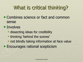 Critically Reading And Assessing Sources | PPT