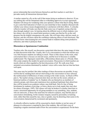 Critically reflective teaching | PDF