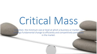 Critical Mass MVNO Enrollment Campaign | PPT