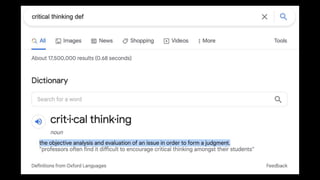 Critical methods | PPTX