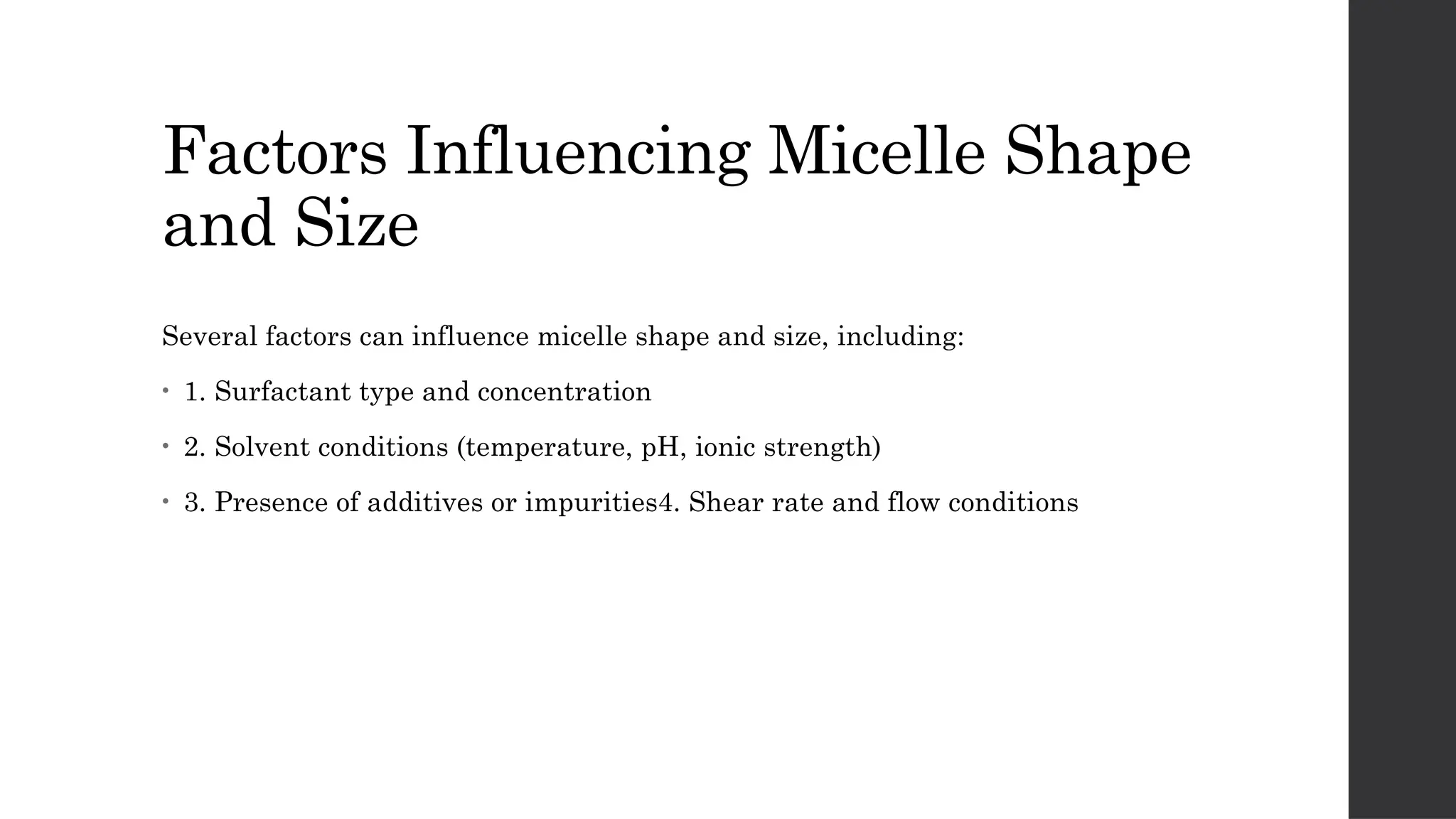 Critical Micelle Concentration microemulsions reverse micelles | PPTX