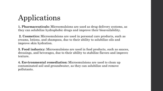 Critical Micelle Concentration microemulsions reverse micelles | PPTX