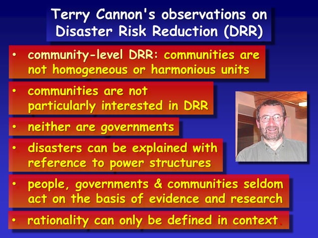 A Critical Overview of Disaster Theory | PPT