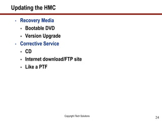 Critical overview of HMC IBM i FSP and firmware | PDF