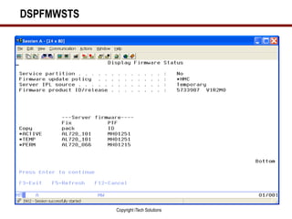 Critical overview of HMC IBM i FSP and firmware | PDF