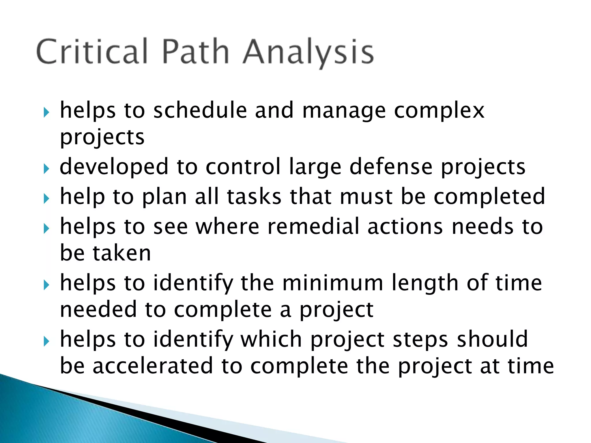Critical path analysis | PPTX