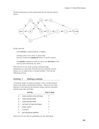 Critical path analysis | PDF