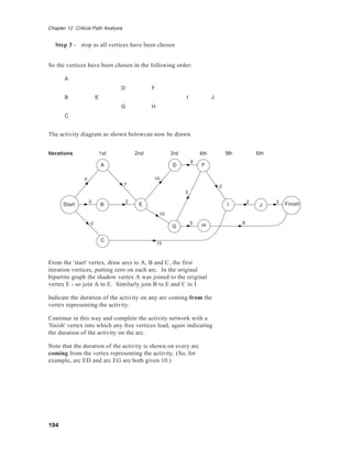 Critical path analysis | PDF