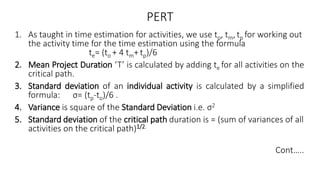 Critical path lecture by EDP.pptxbdhshsjjdj | PPT