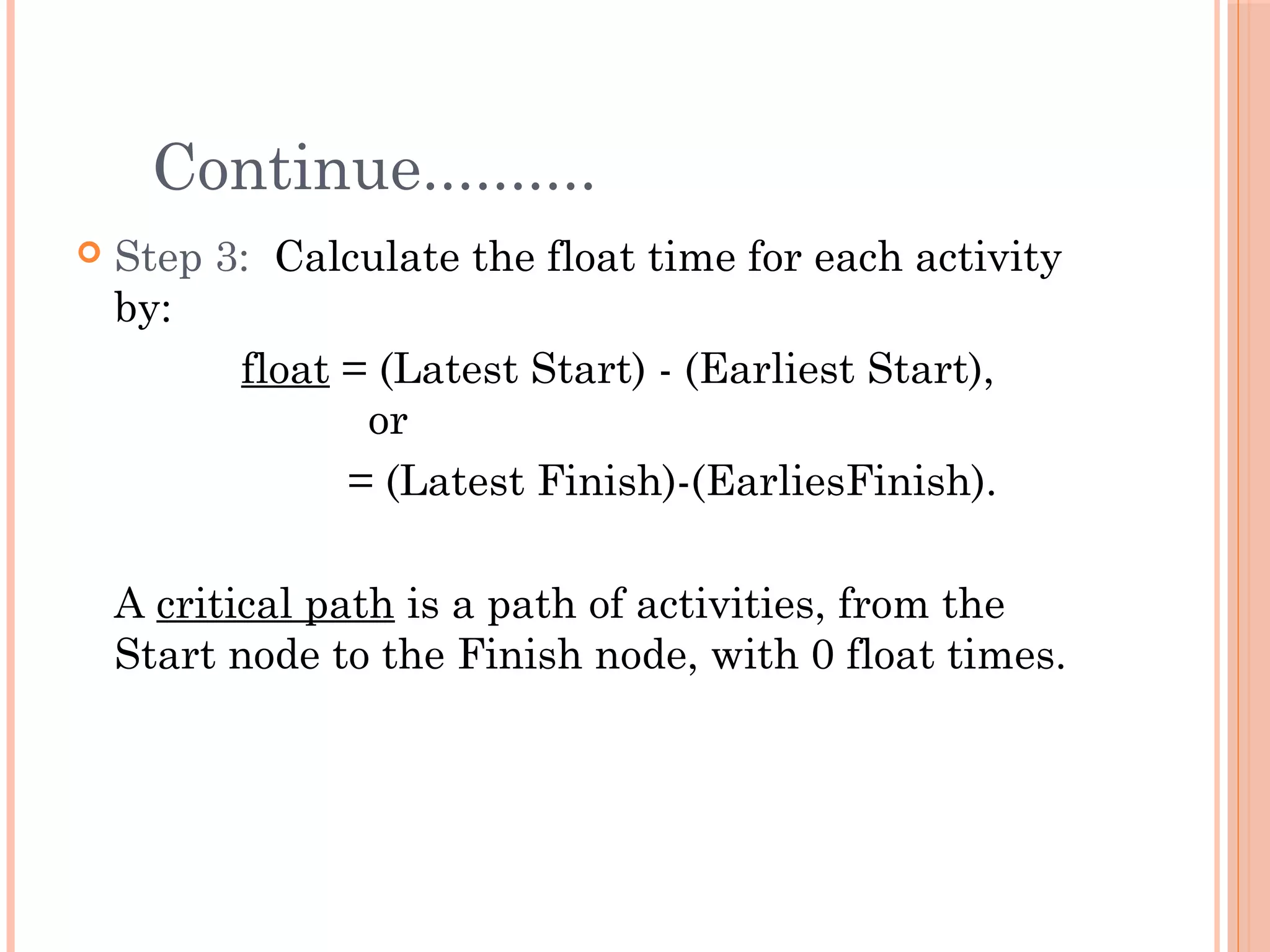 Critical path method | ODP
