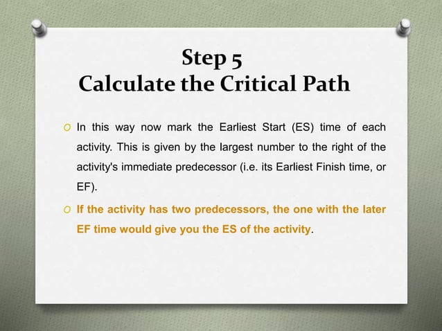 CPM - Critical Path Method | PPT