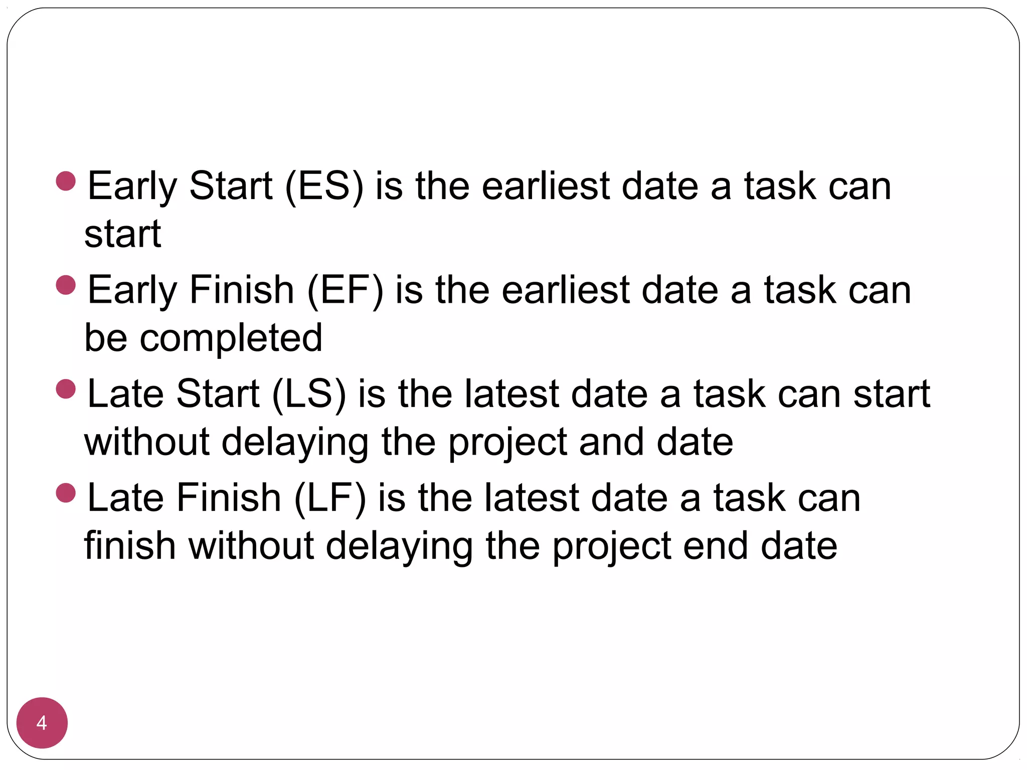 Critical path method (cpm) | PPT