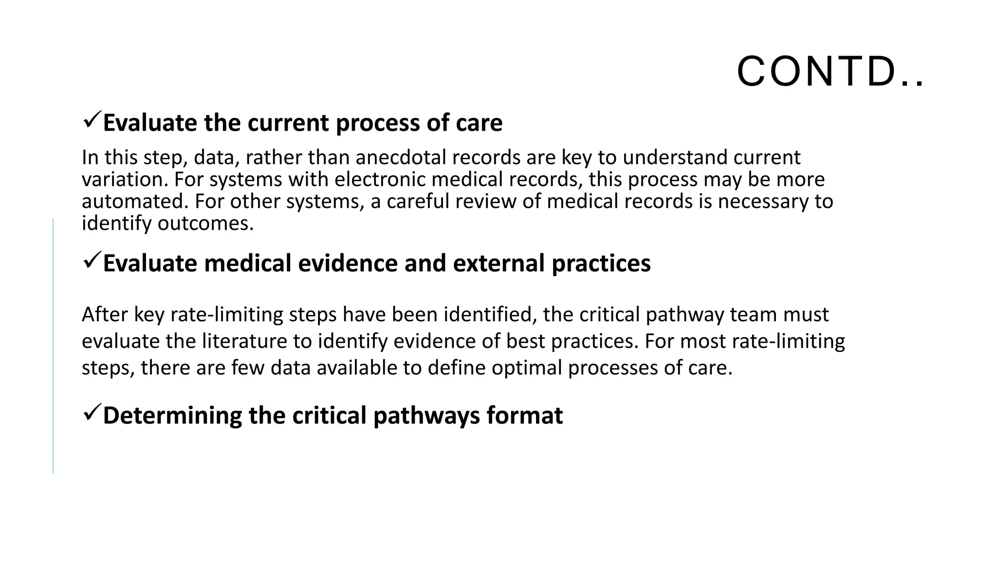 Critical pathway of care,concept mapping by Velveena M | PPT