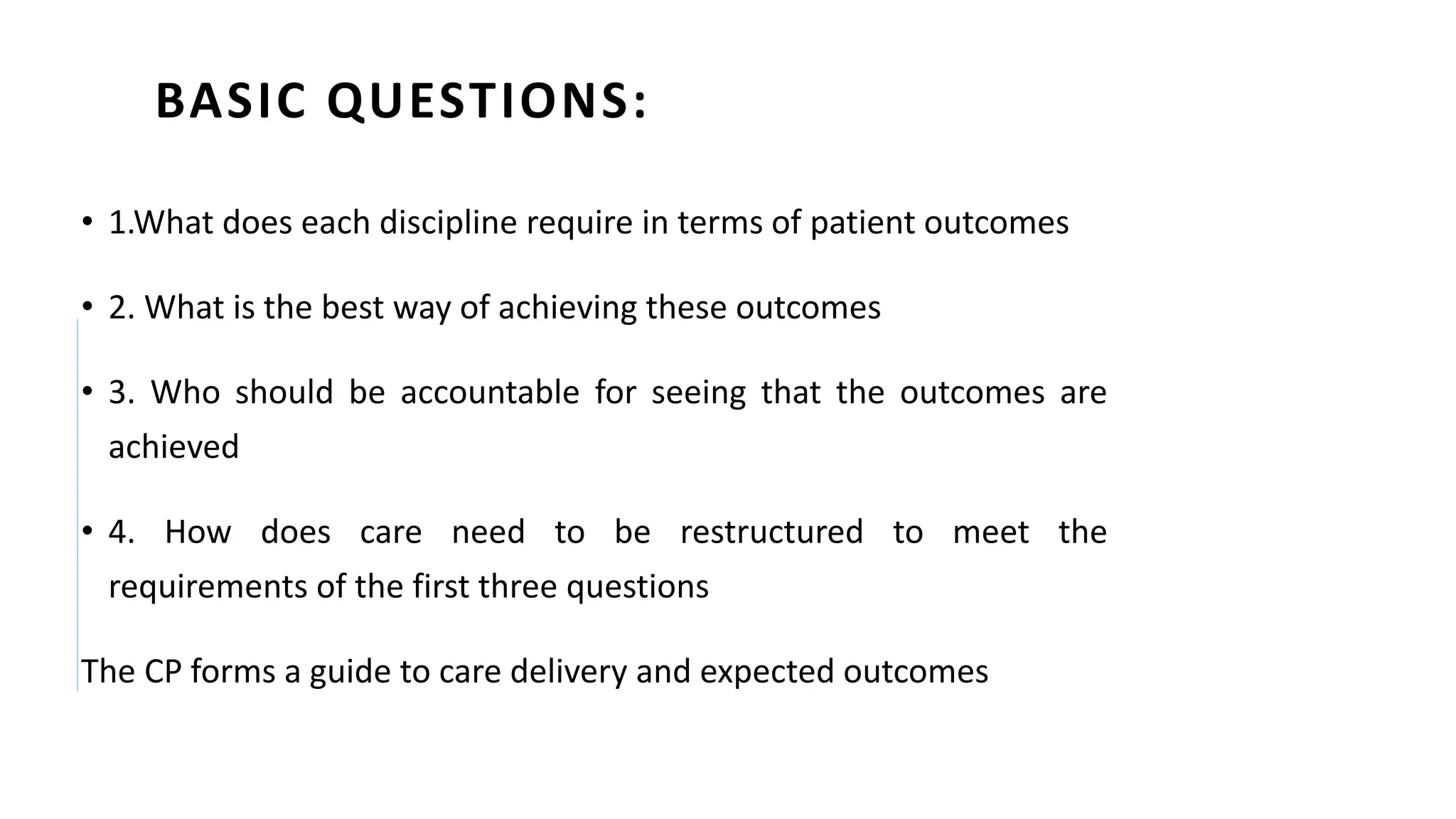 Critical pathway of care,concept mapping by Velveena M | PPT