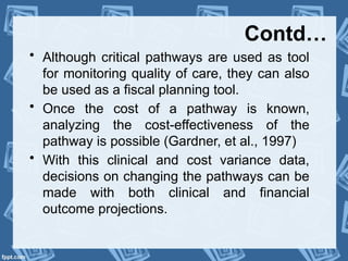 Powerpoint presentation on CRITICAL PATHWAYS.pptx