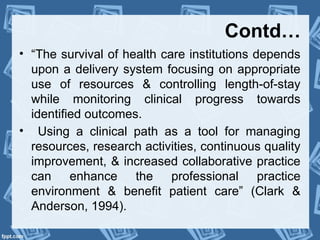 Powerpoint presentation on CRITICAL PATHWAYS.pptx