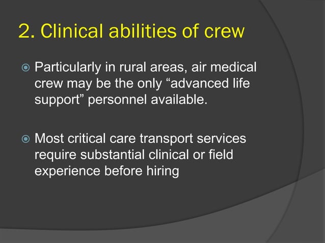 Critical patient transfer cone - bangkok | PDF