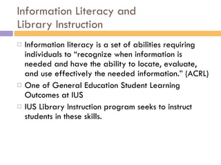 Critical Pedagogy And Library Instruction | PPT