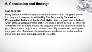 Personality Assessment (someone life) (LinkedIn and Slideshare) | PPTX