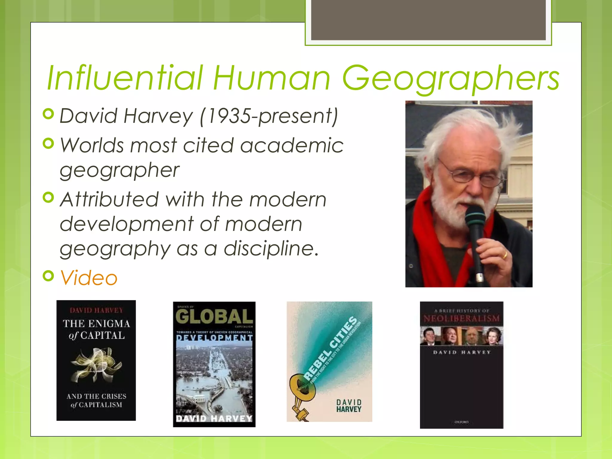 Critical perspectives in human geography | PPT