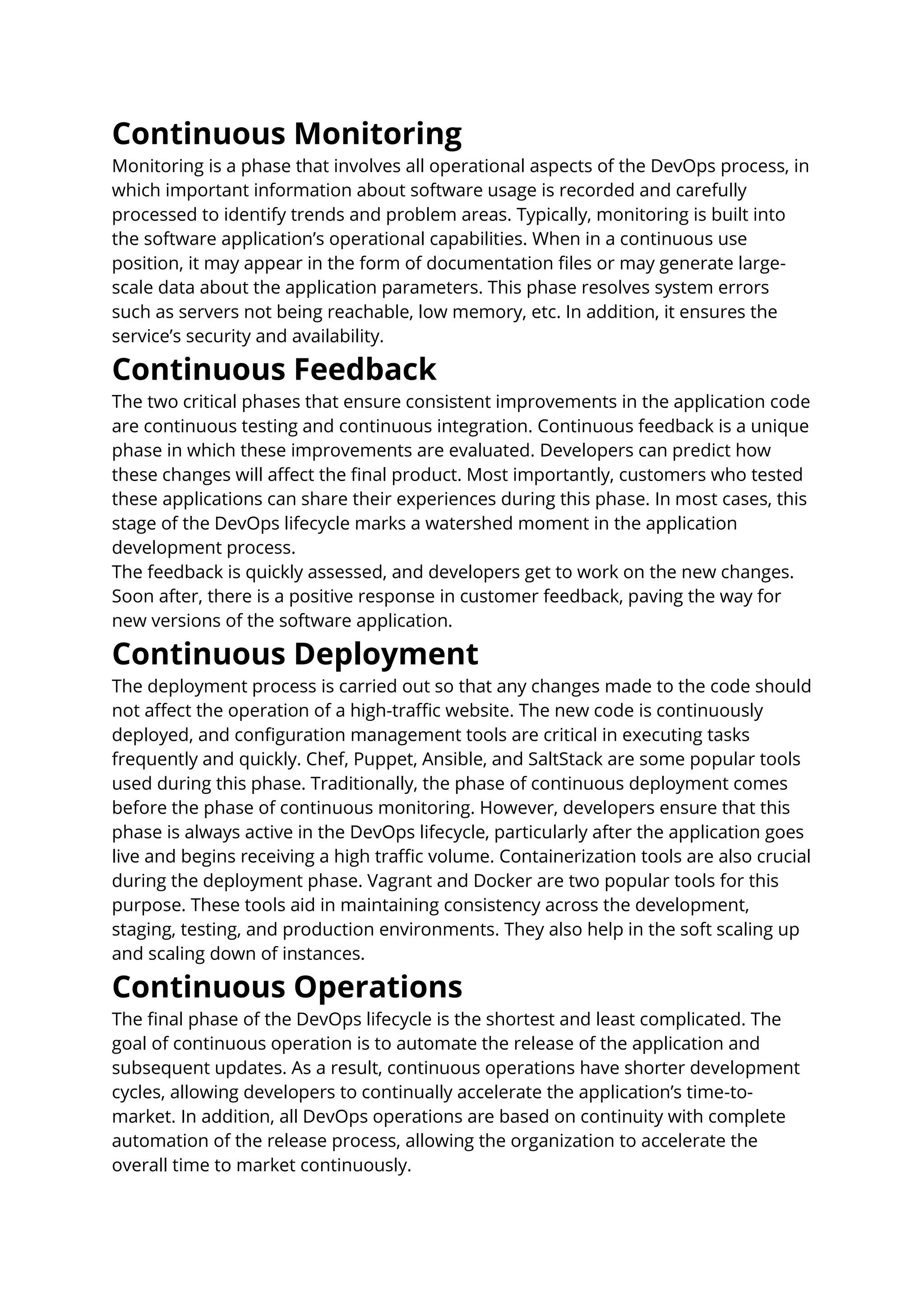 Critical Phases Of Devops Lifecyclepdf 