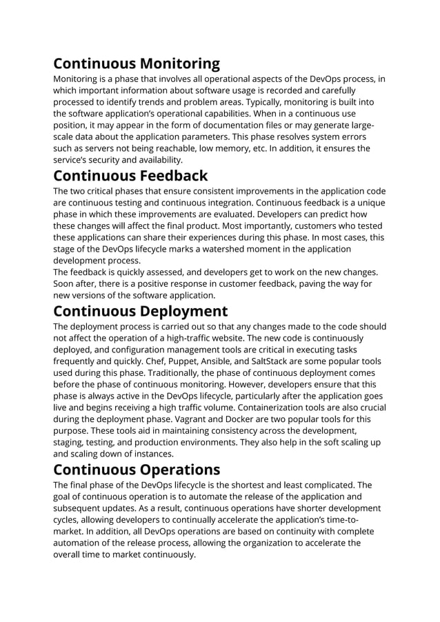 Critical Phases Of DevOps Lifecycle.pdf | Web Development | Internet