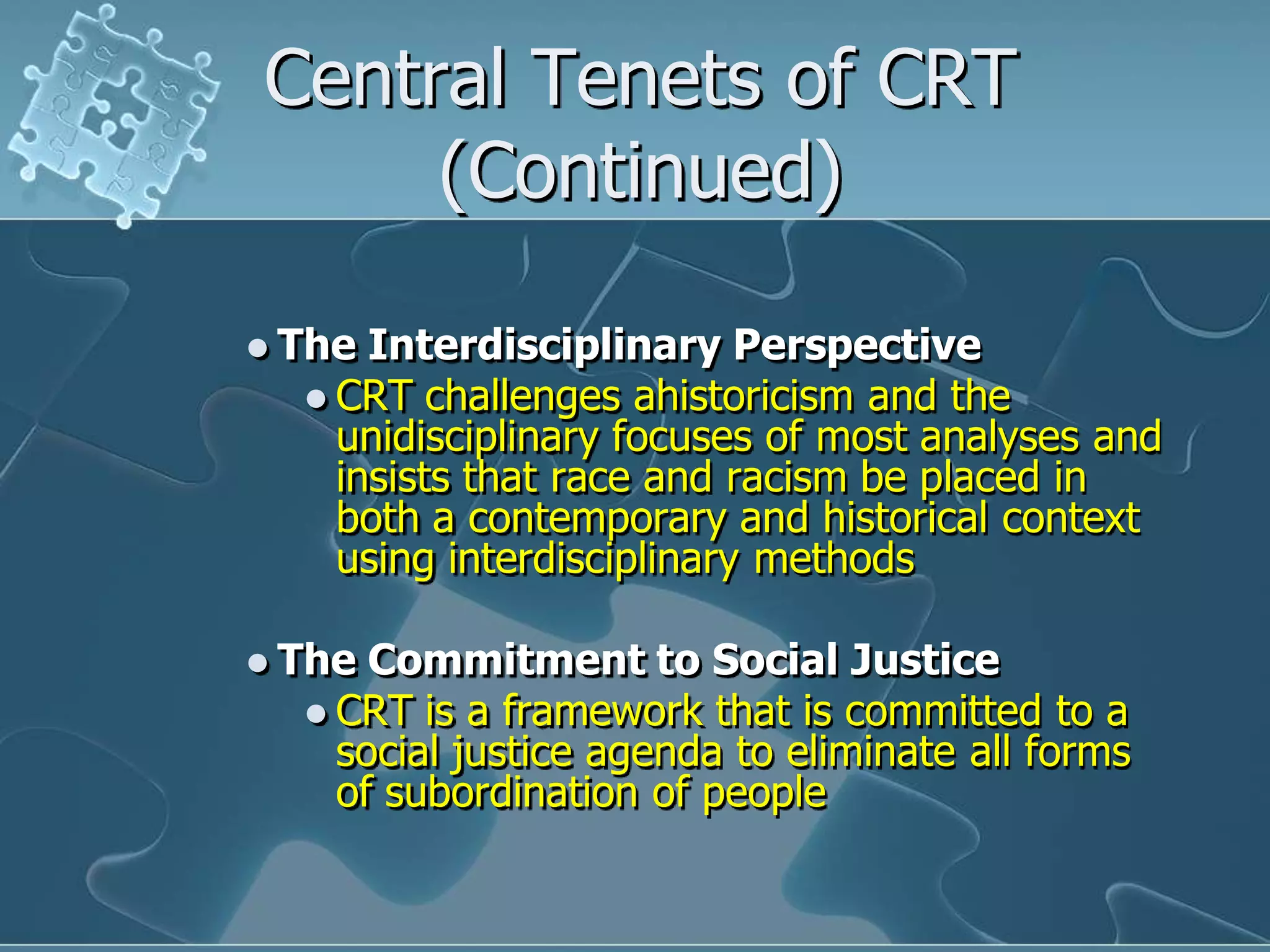 Critical race theory | PDF